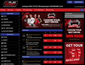Playbet Detailed Review - SA's popular bookie online - Bet and Win