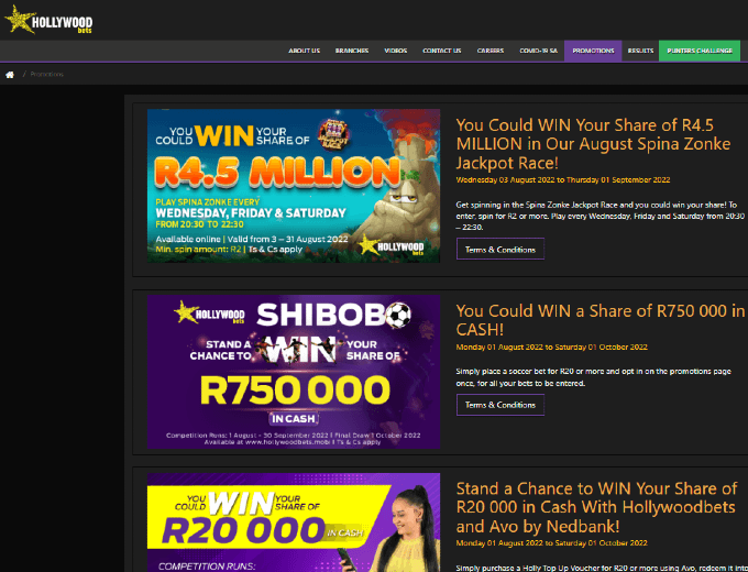 Hollywoodbets Detailed Review - Bet and Win