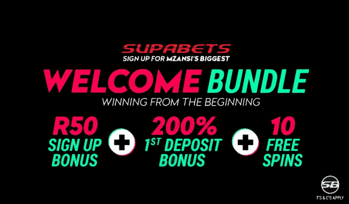 Supabets Welcome Bundle - Bet and Win